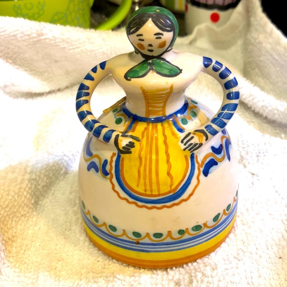 Accents | Vintage Spanish Folk Art Dinner Bell Bought From An Estate ...